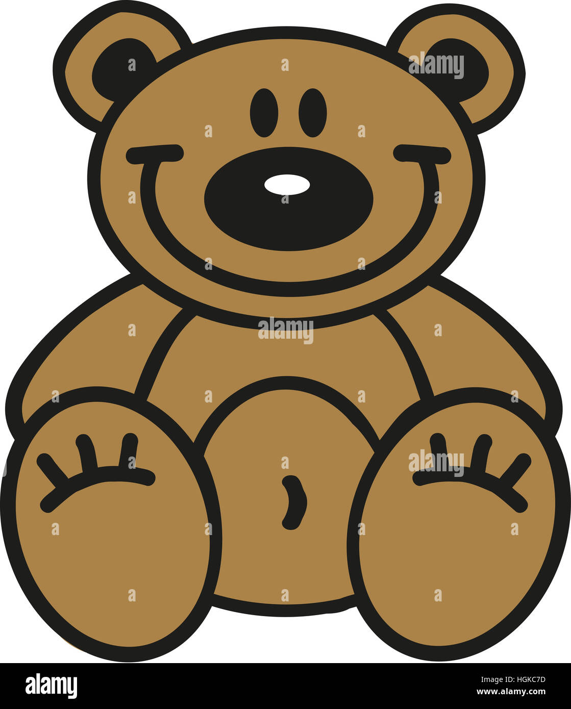 Cartoon teddy bear Stock Photo - Alamy