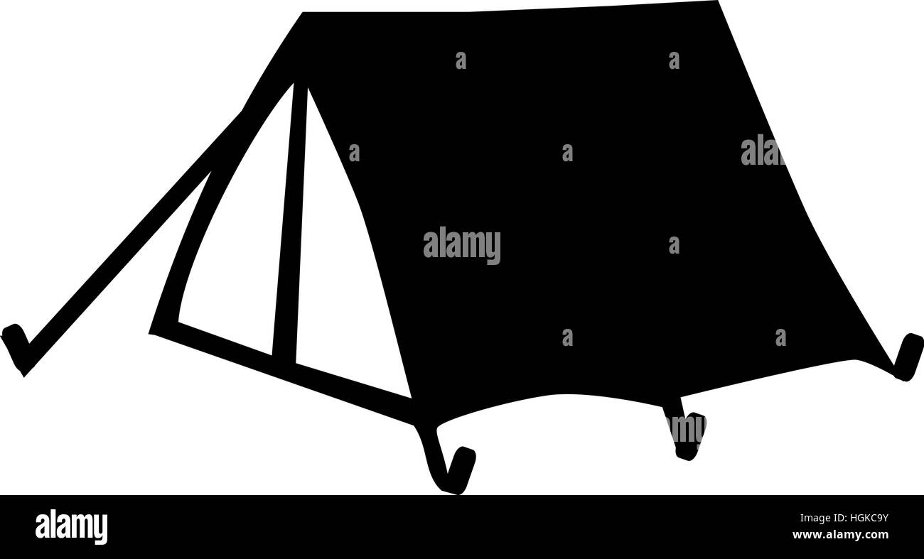 Simple small tent Stock Photo - Alamy