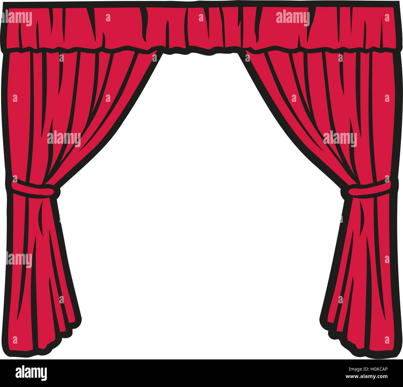 Theater stage curtain hi-res stock photography and images - Alamy