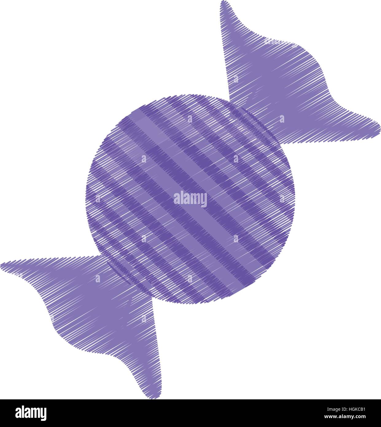 wrapped candy icon over white background. colorful design. vector ...