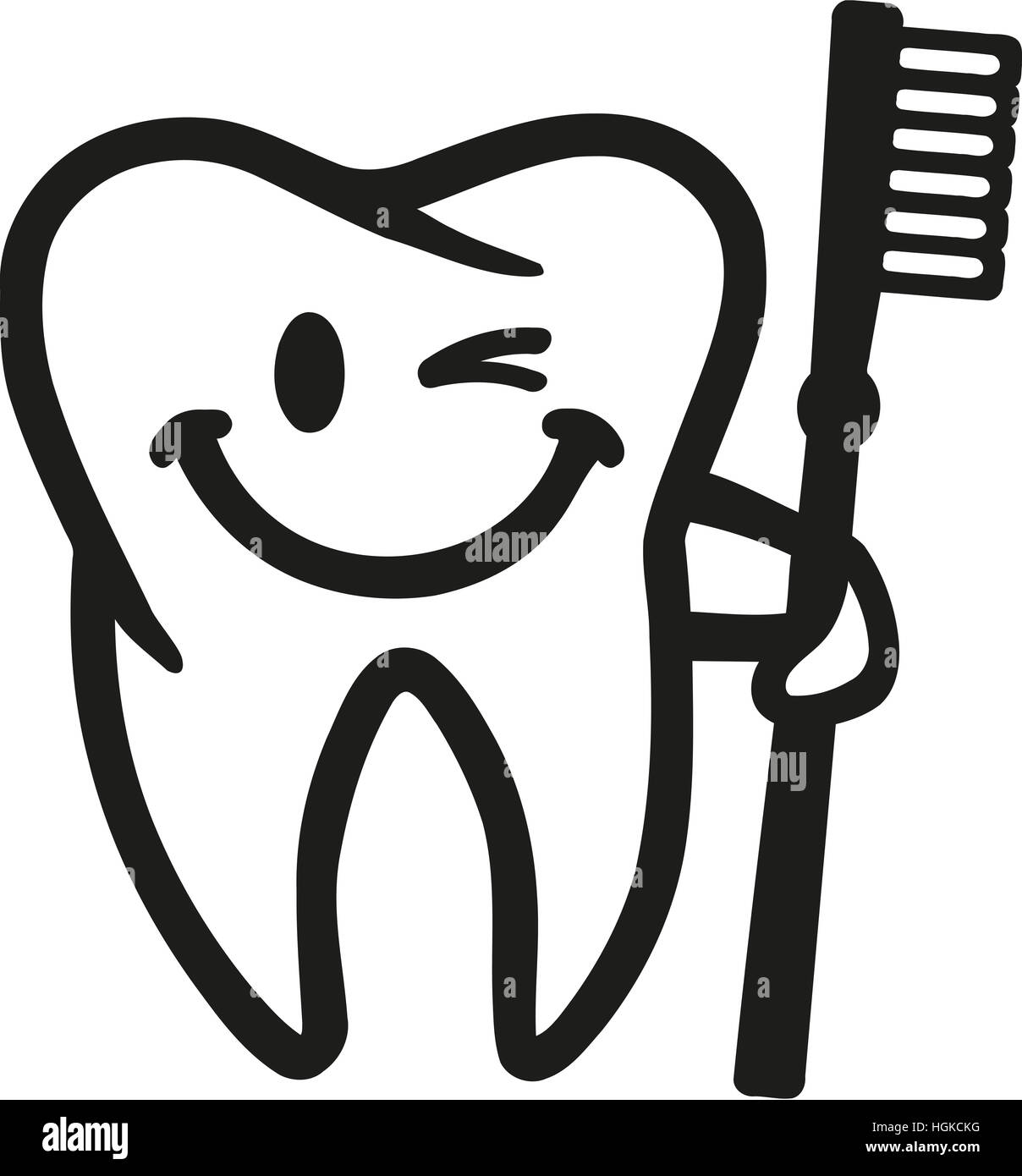 Toothbrush logo hi-res stock photography and images - Alamy