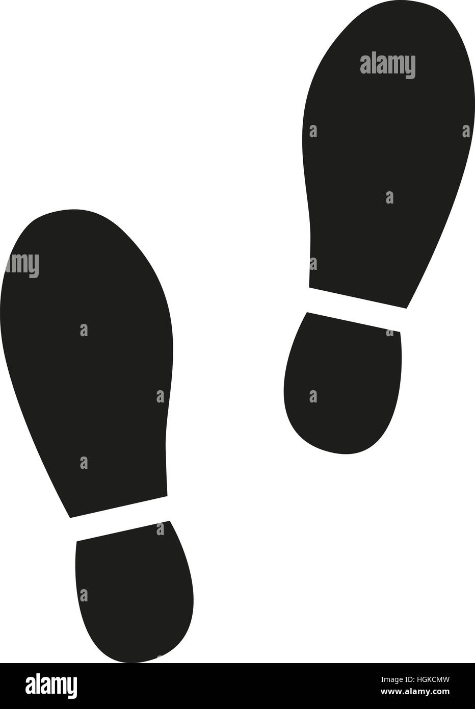 Black shoe print hi-res stock photography and images - Alamy