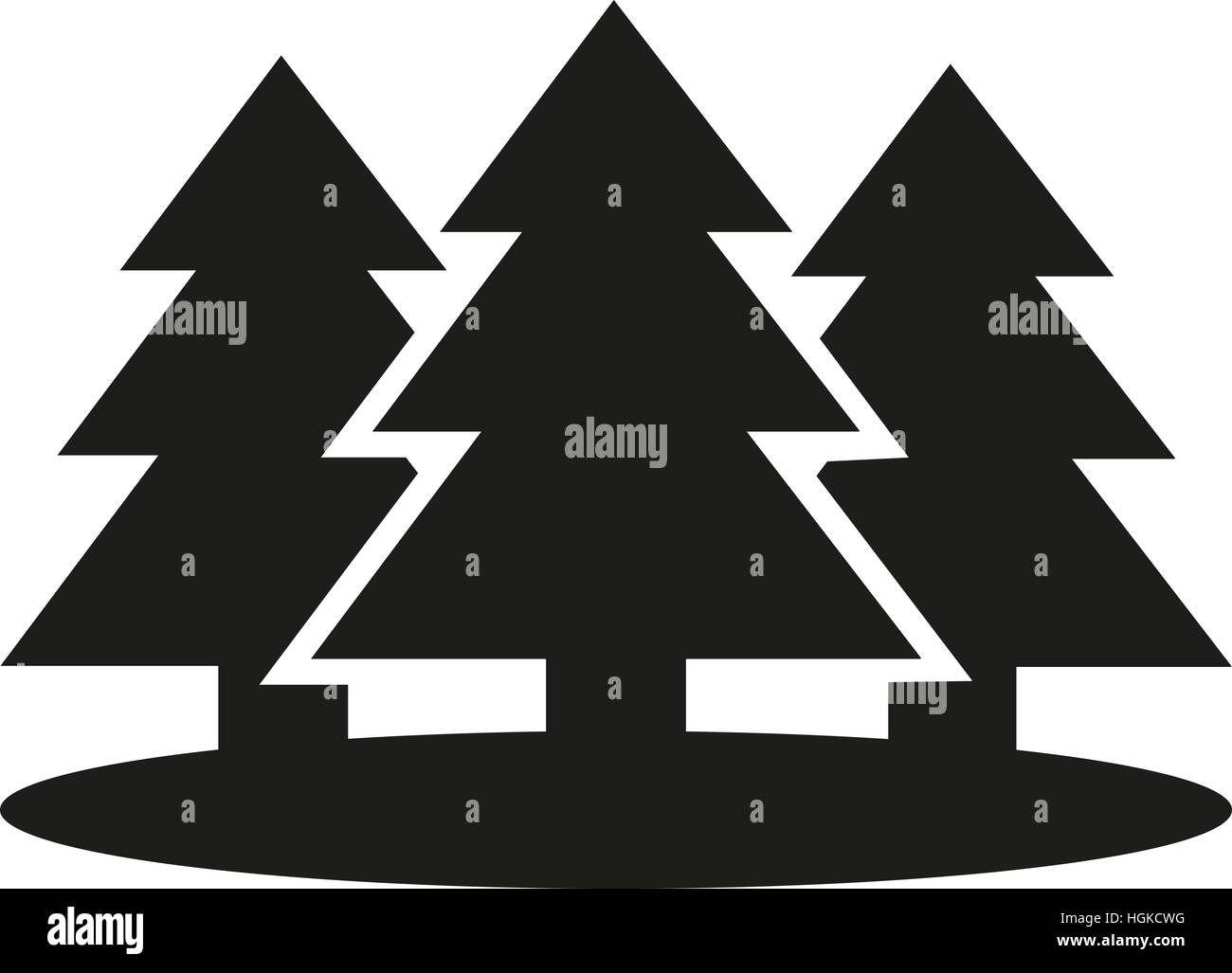 Set of trees hi-res stock photography and images - Alamy