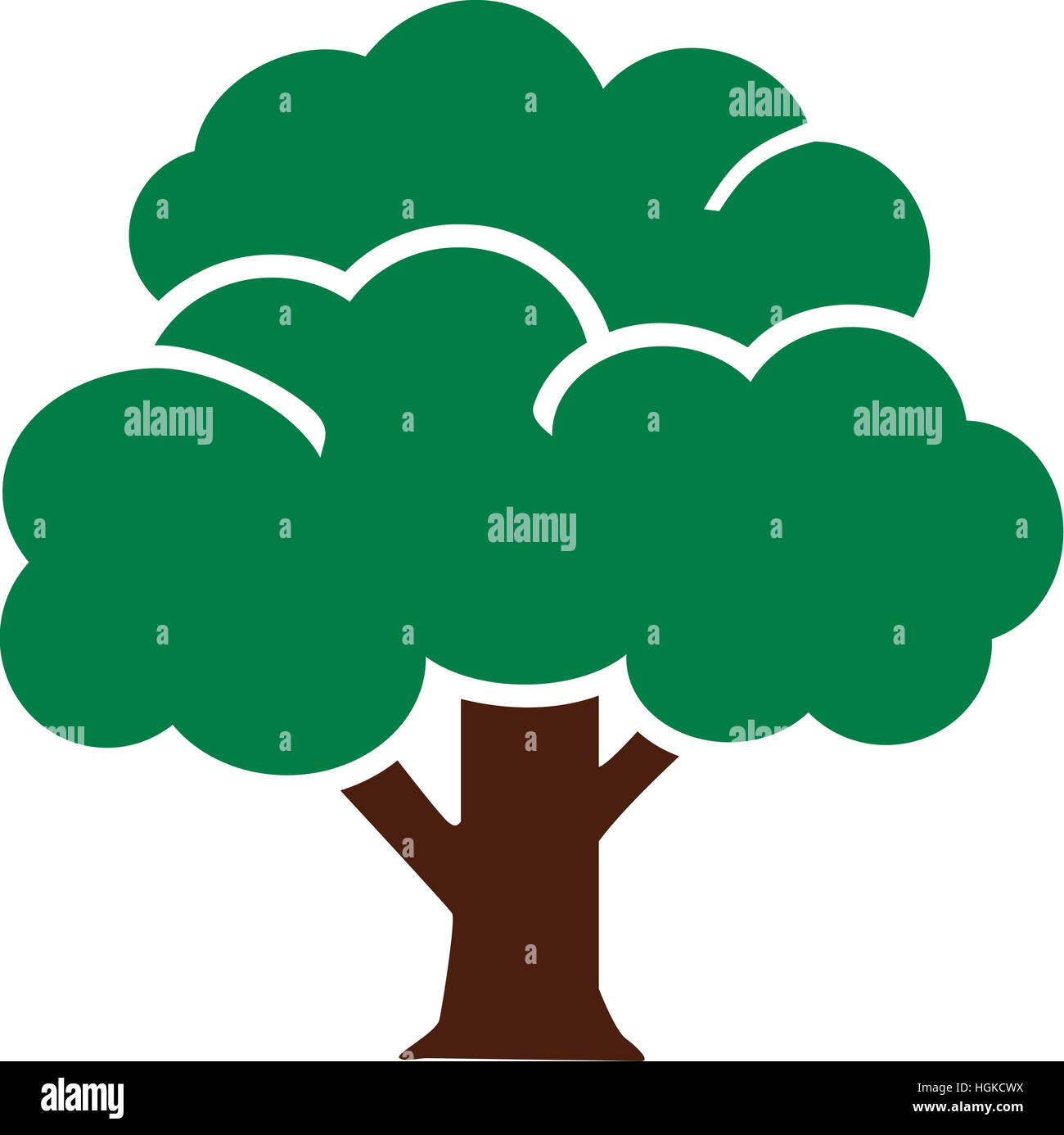 Tree icon pictogram Stock Photo - Alamy