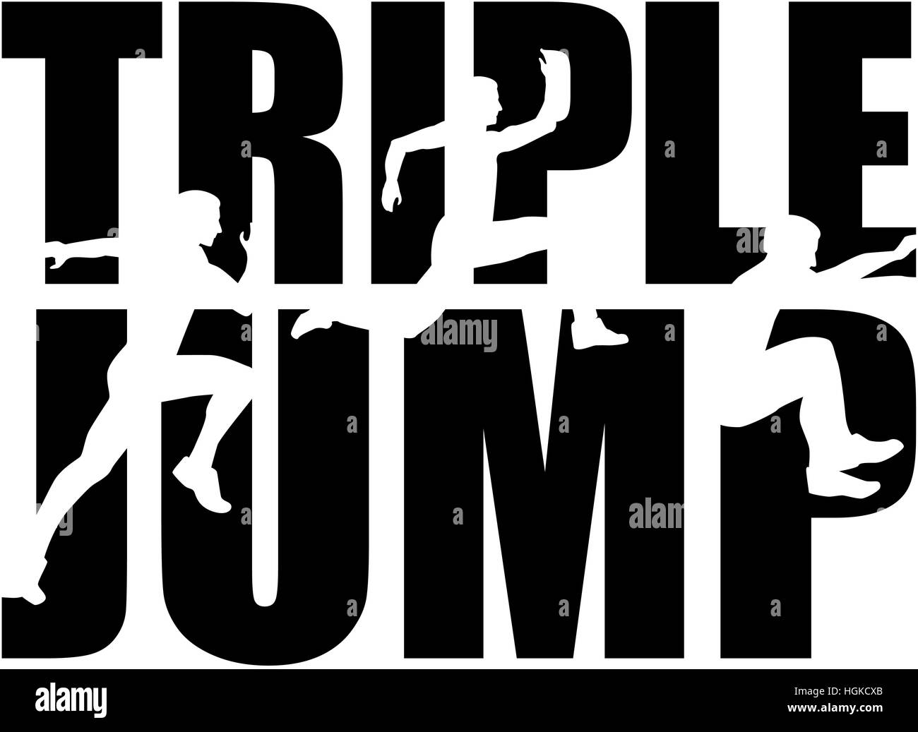 The triple jump hi-res stock photography and images - Alamy