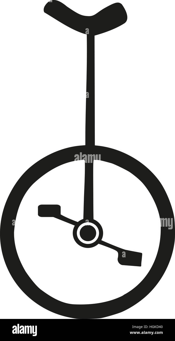 Unicycle logo hi-res stock photography and images - Alamy