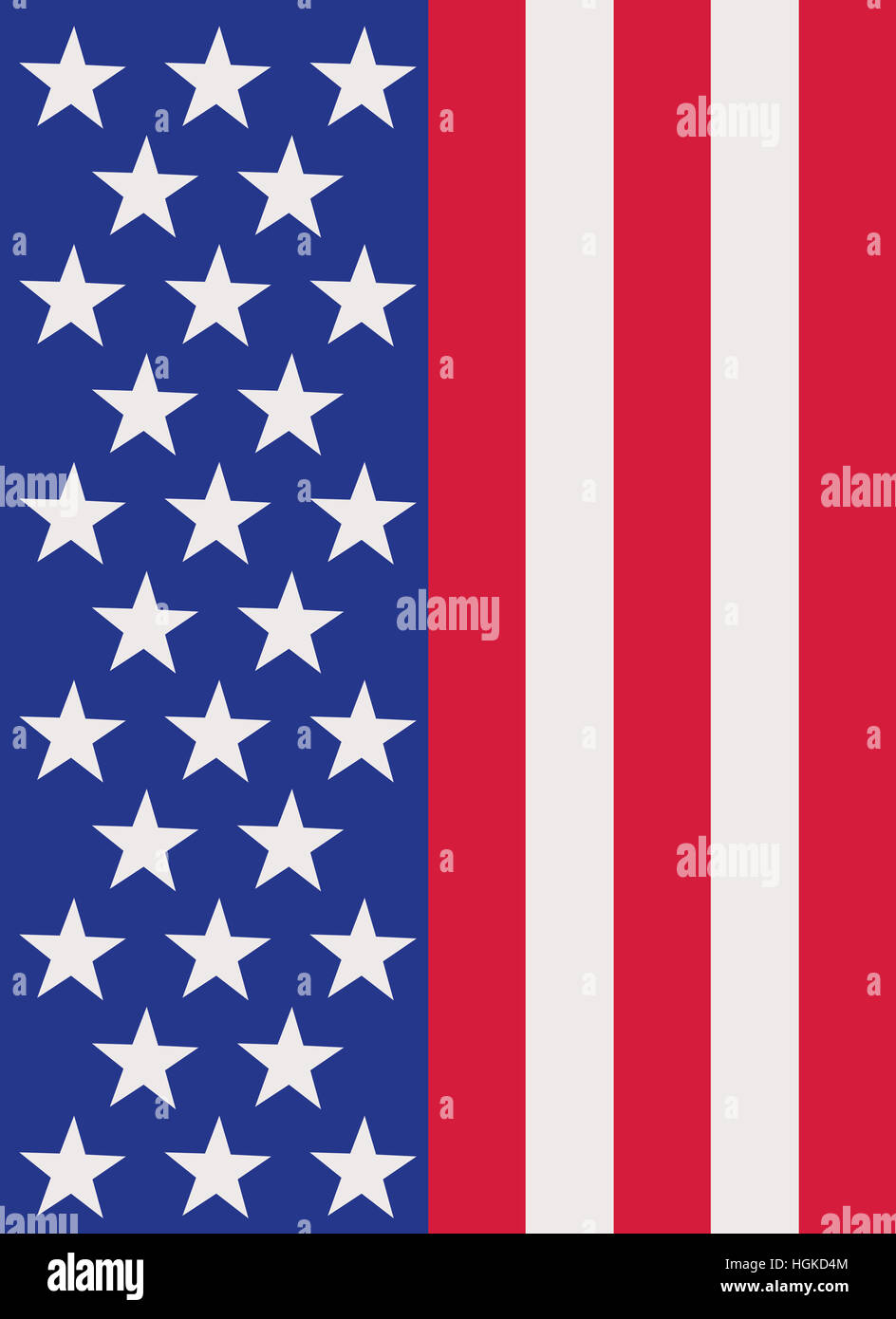 USA flag vertical Stock Photo - Alamy