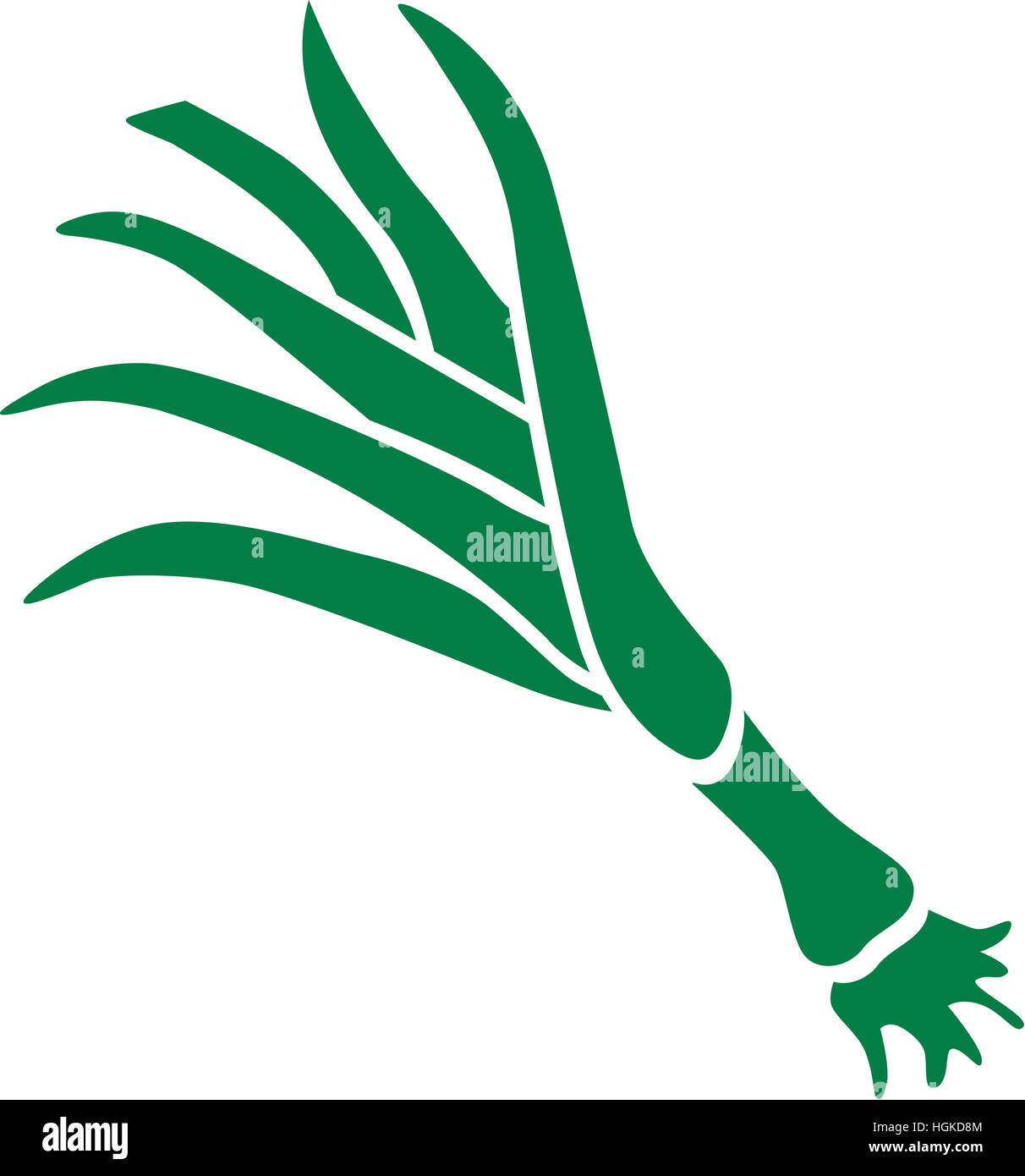 Spring onion vegetable icon hi-res stock photography and images - Alamy
