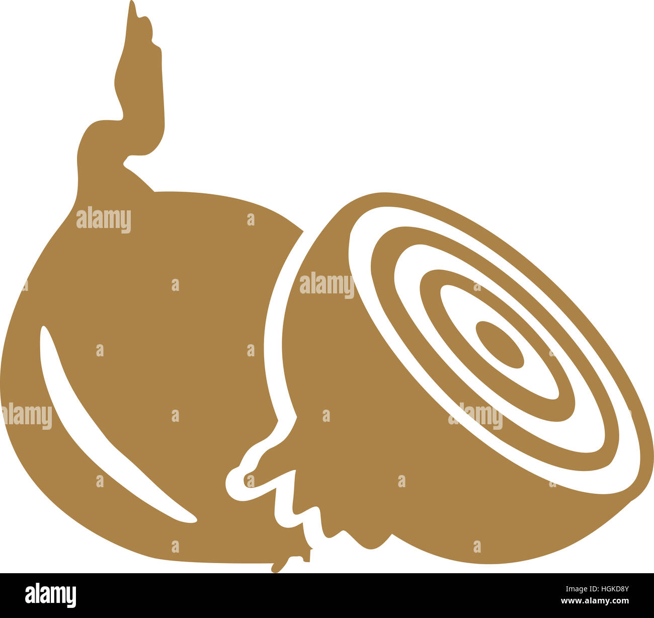 Onion icon hi-res stock photography and images - Alamy