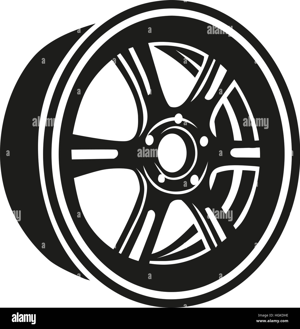 Rim silhouette with details Stock Photo - Alamy