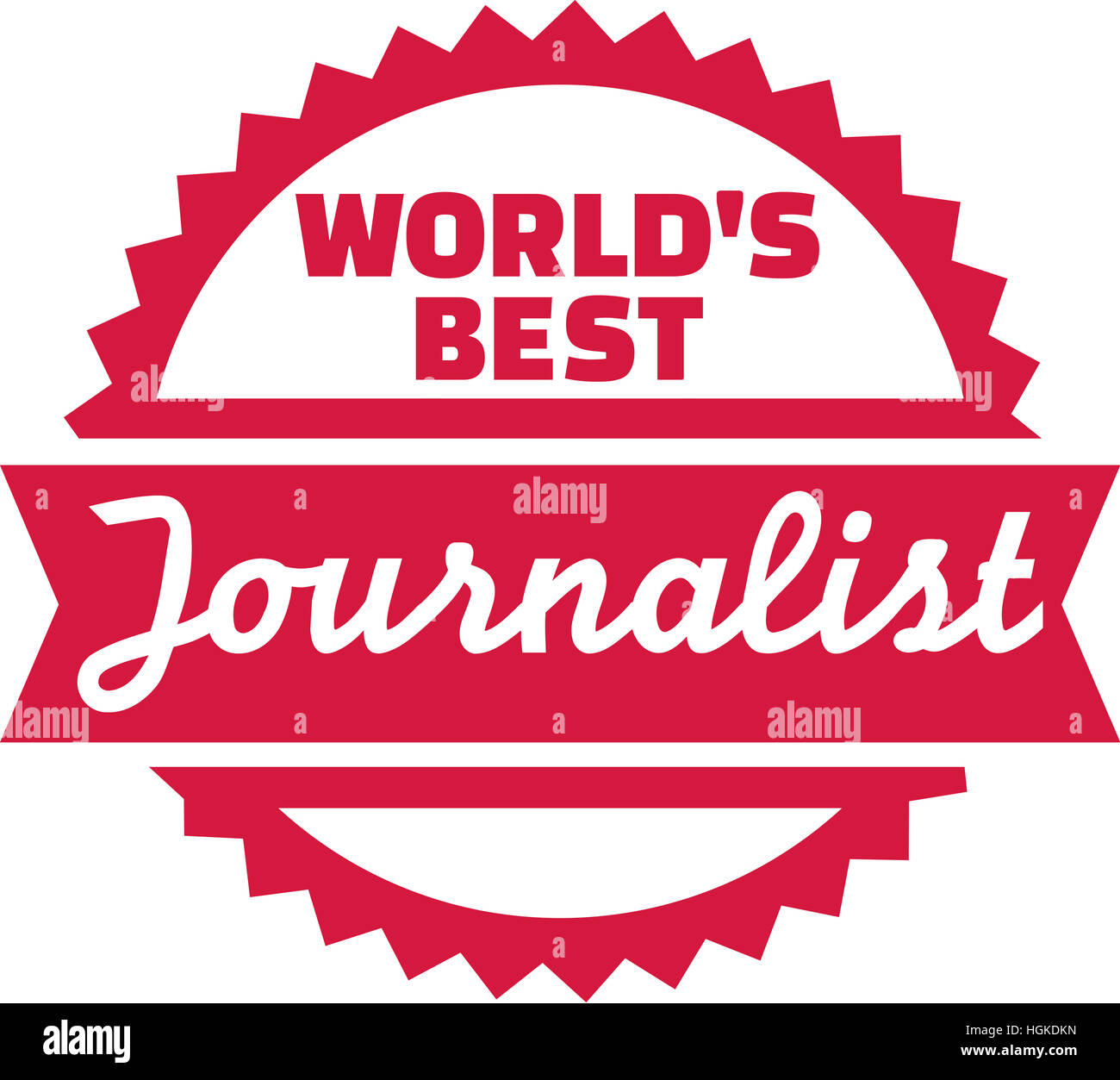 World's best Journalist Stock Photo - Alamy