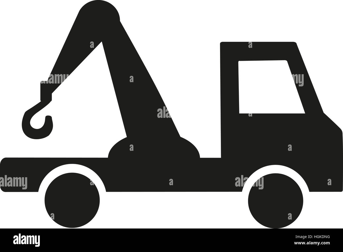 Tow truck towing car hi-res stock photography and images - Alamy