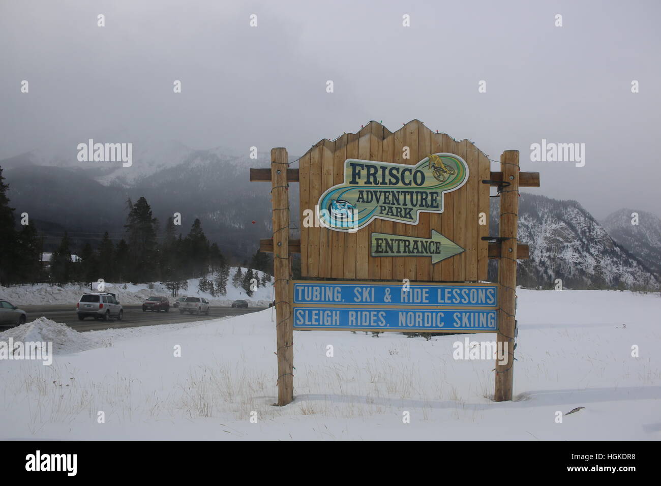 Adventure park sign hi-res stock photography and images - Alamy