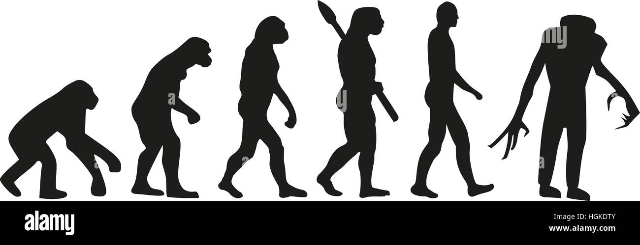 Zombie evolution hi-res stock photography and images - Alamy