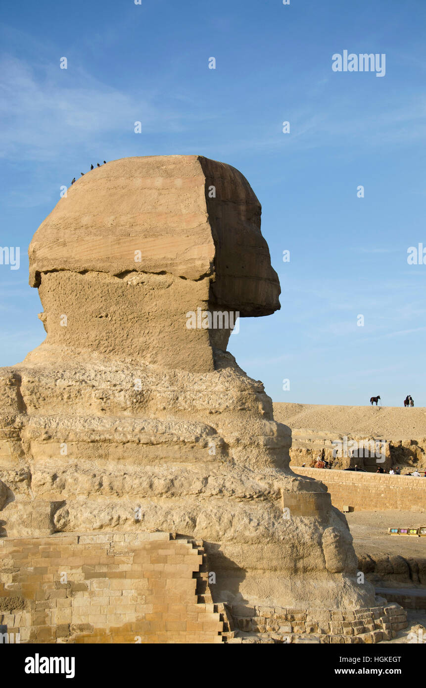 Great Sphinx of Giza. Sphinx Is a mythical creature with the head of a ...