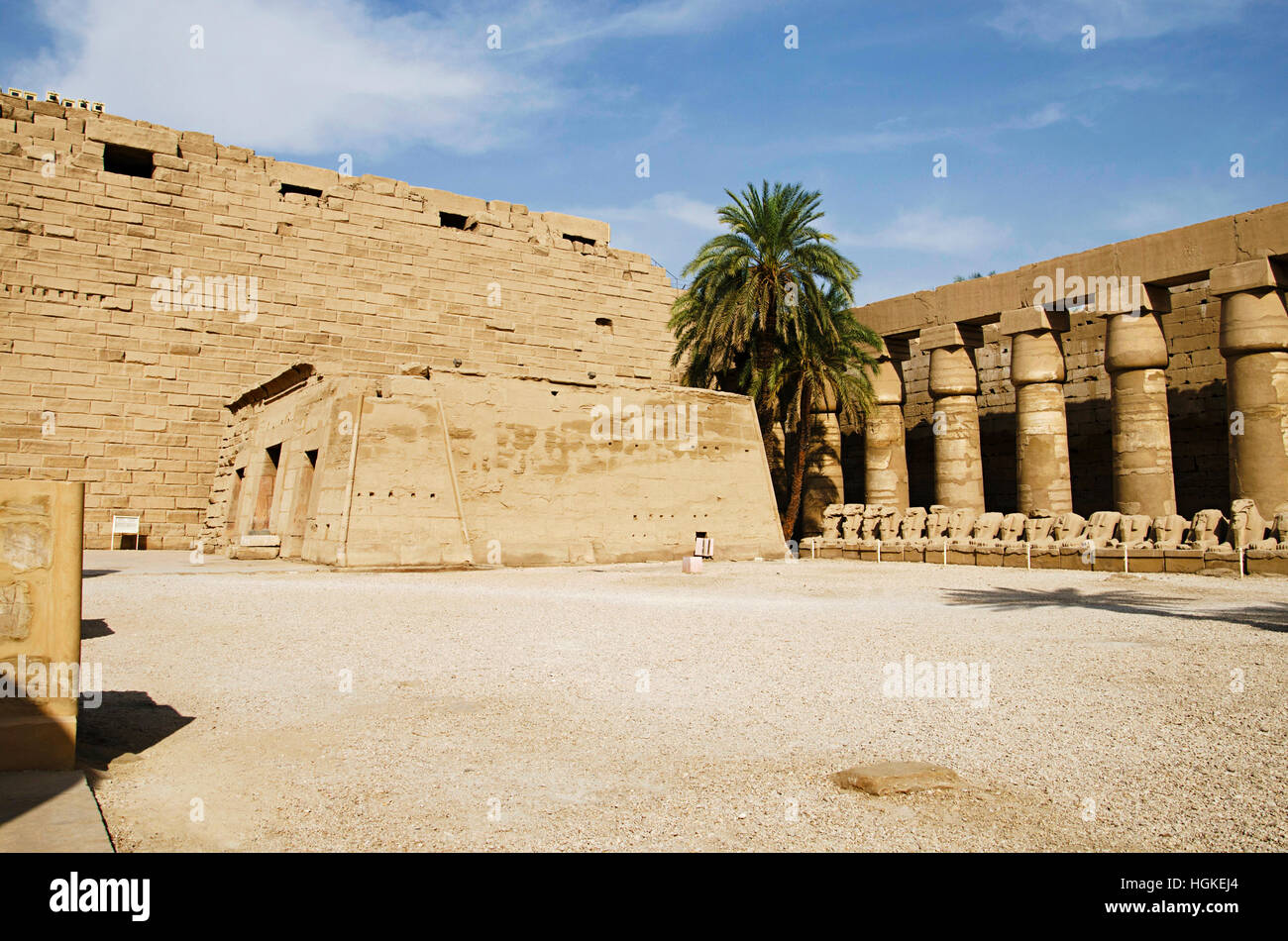 Complex pharaoh sacred site ancient fortified settlement hi-res stock ...