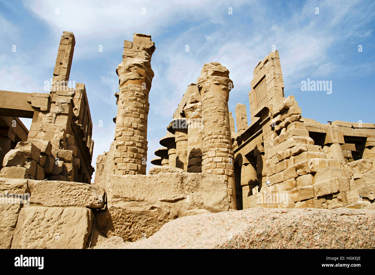 The temple of mut the great at karnak hi-res stock photography and ...