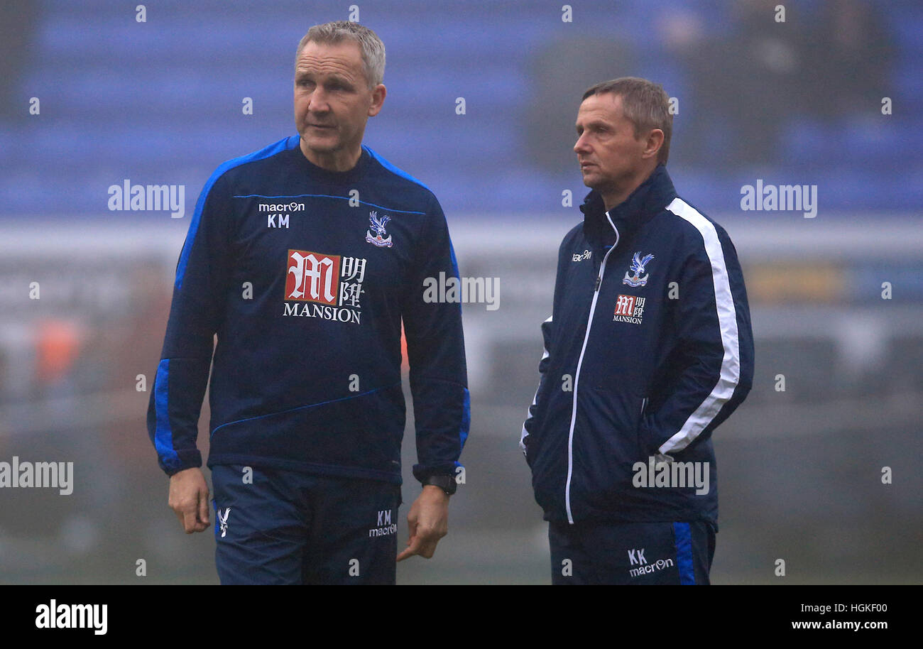 Crystal Palace Assistant Manager Keith Millen and Crystal Palace First ...