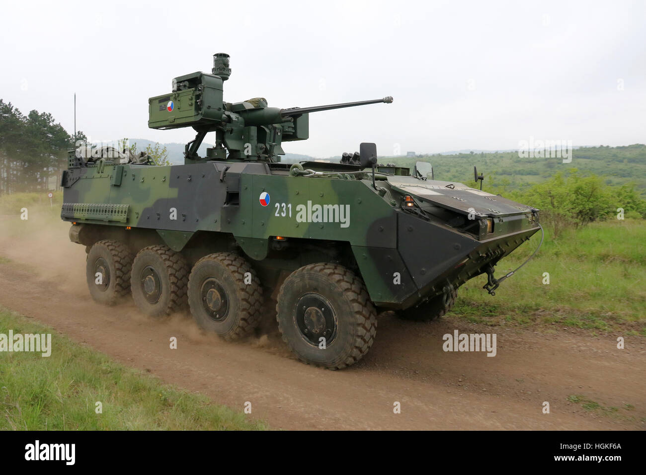 KBV-PZ Pandur II 8x8 CZ Stock Photo - Alamy