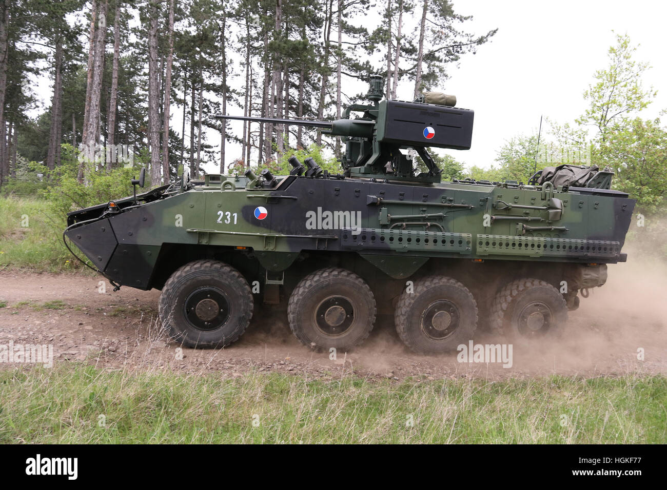 KBV-PZ Pandur II 8x8 CZ Stock Photo - Alamy