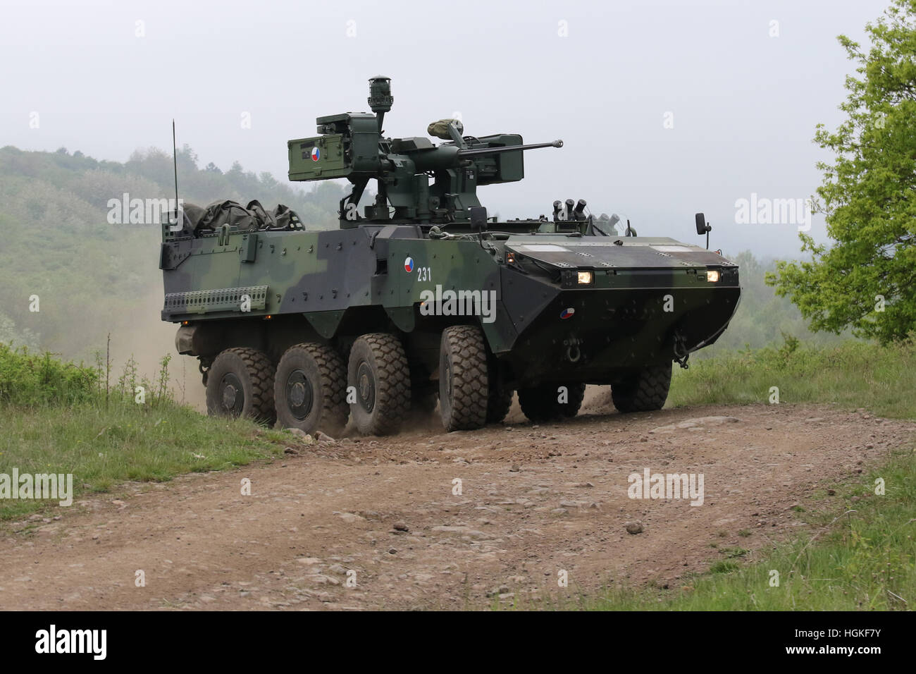 KBV-PZ Pandur II 8x8 CZ Stock Photo - Alamy