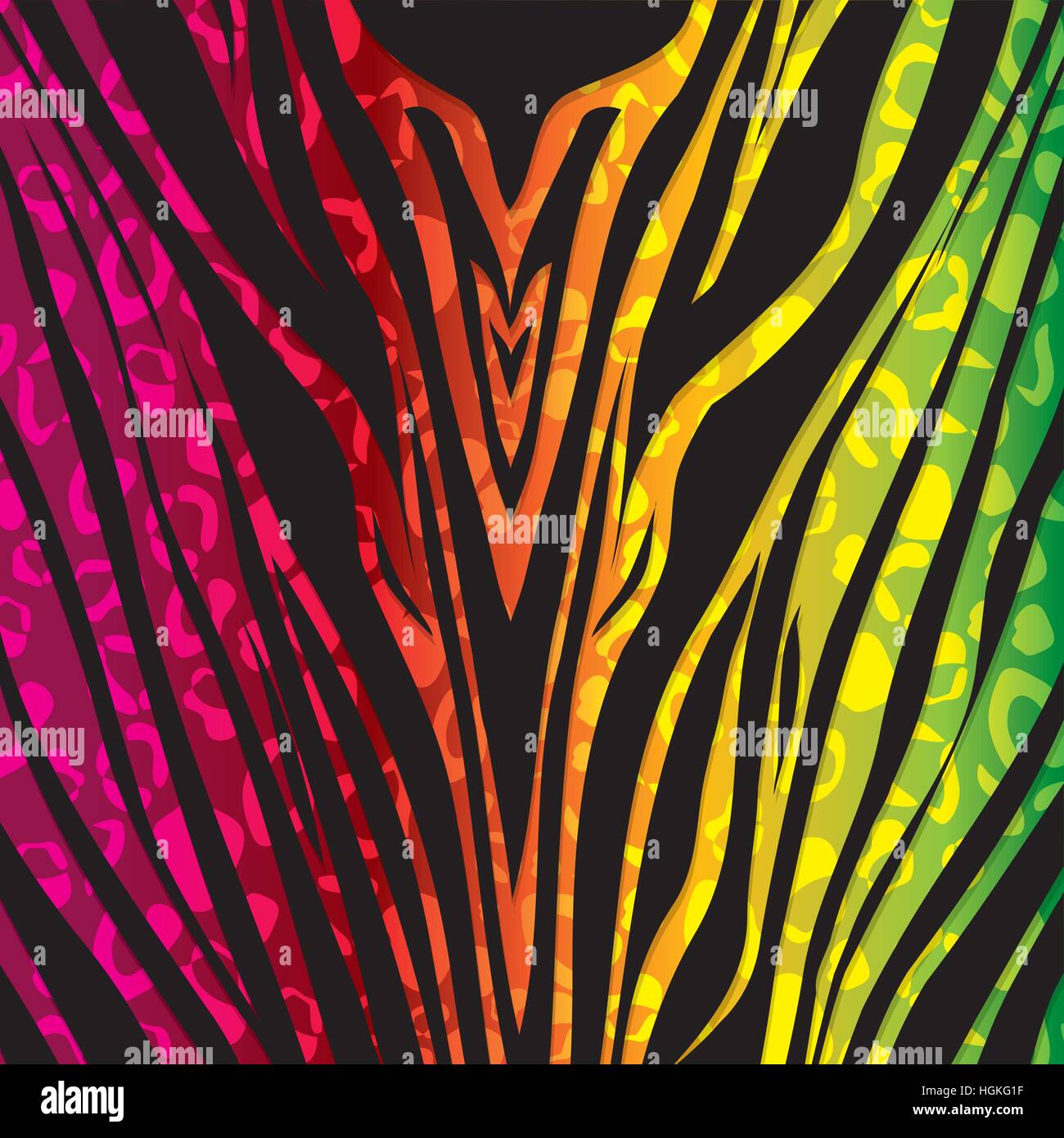 animal print style background vector illustration design Stock Vector ...