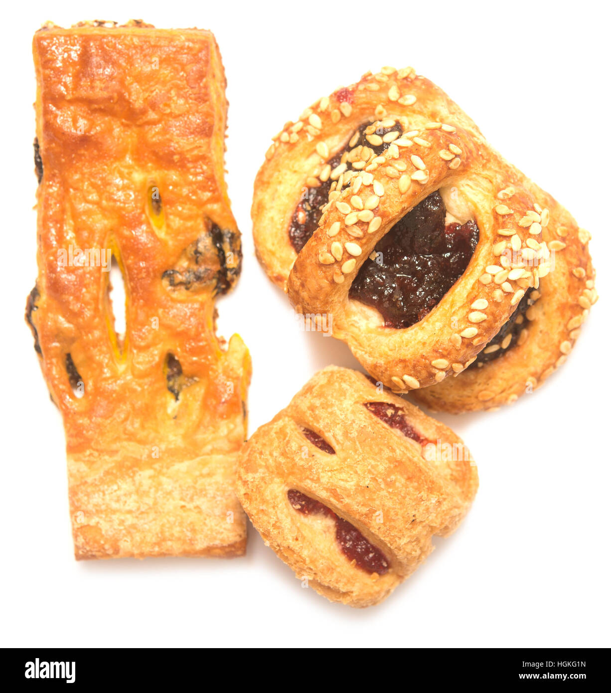 cookies isolated on white background Stock Photo - Alamy