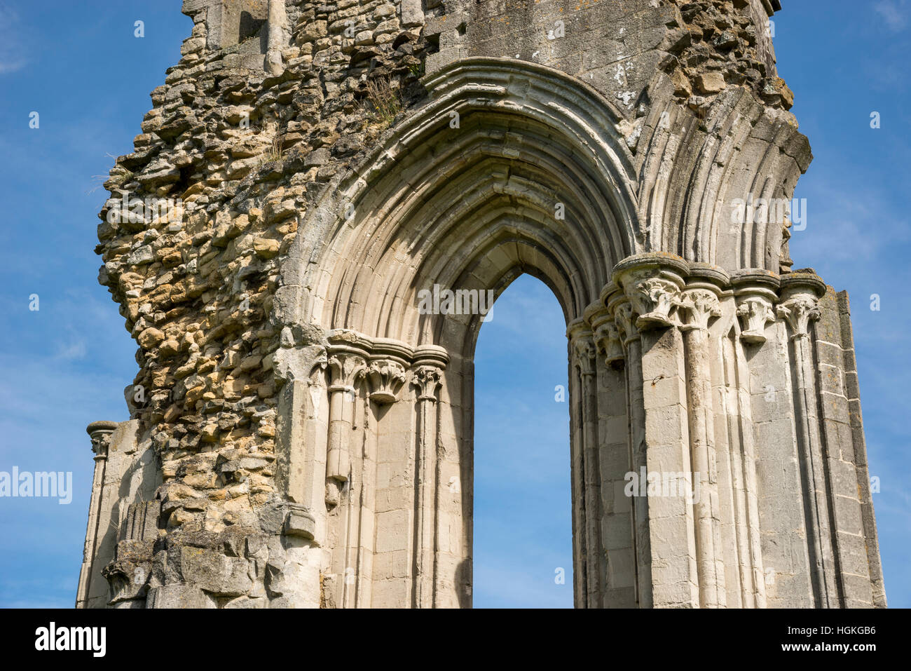 Ruins of Kirkham Abbey (Kirkham Priory) beside the river Derwent in ...