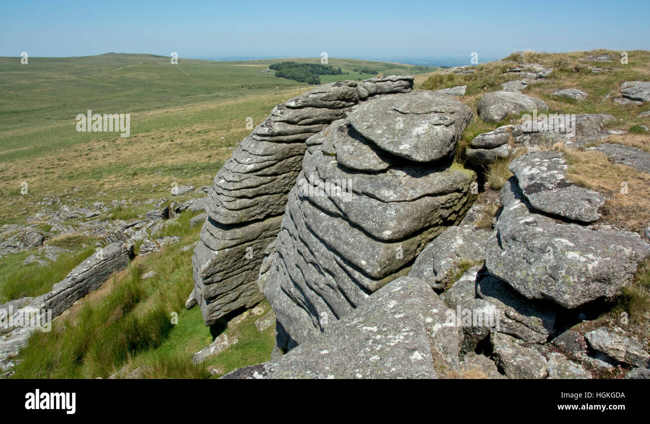 Oke Tor on the northwestern Dartmoor Stock Photo - Alamy