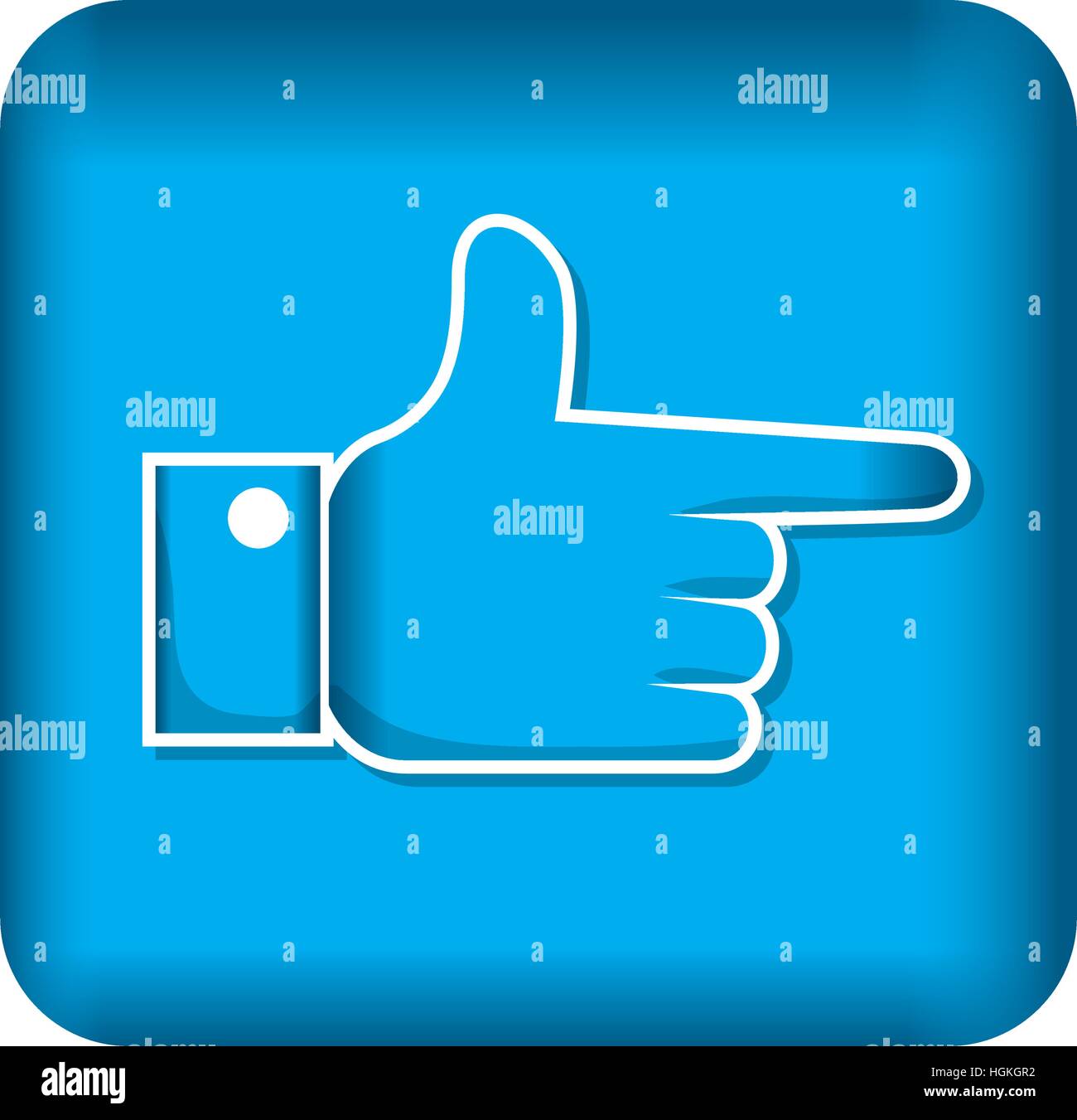 hand human index button vector illustration design Stock Vector Image ...