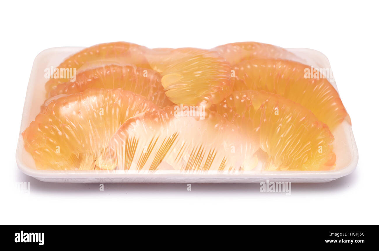 Pomelo or grapefruit. Fresh and tasty tropical fruit. The pomelo is in ...