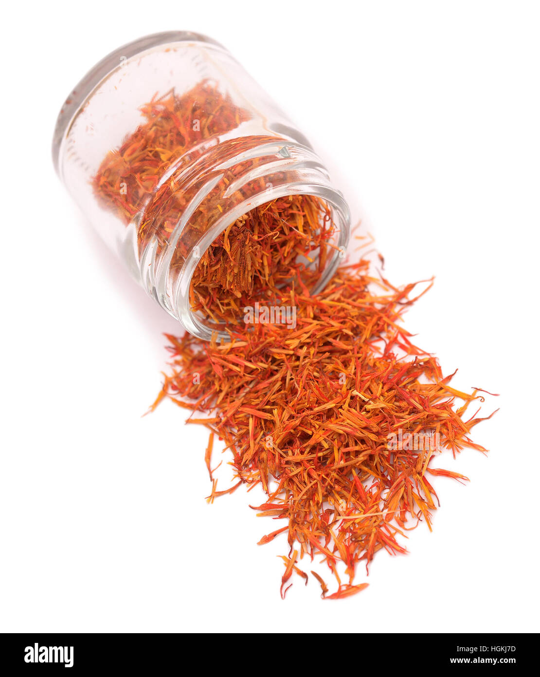 safflower isolated on a white background Stock Photo - Alamy