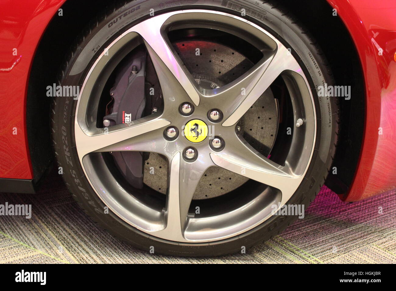 Ferrari wheel hi-res stock photography and images - Alamy