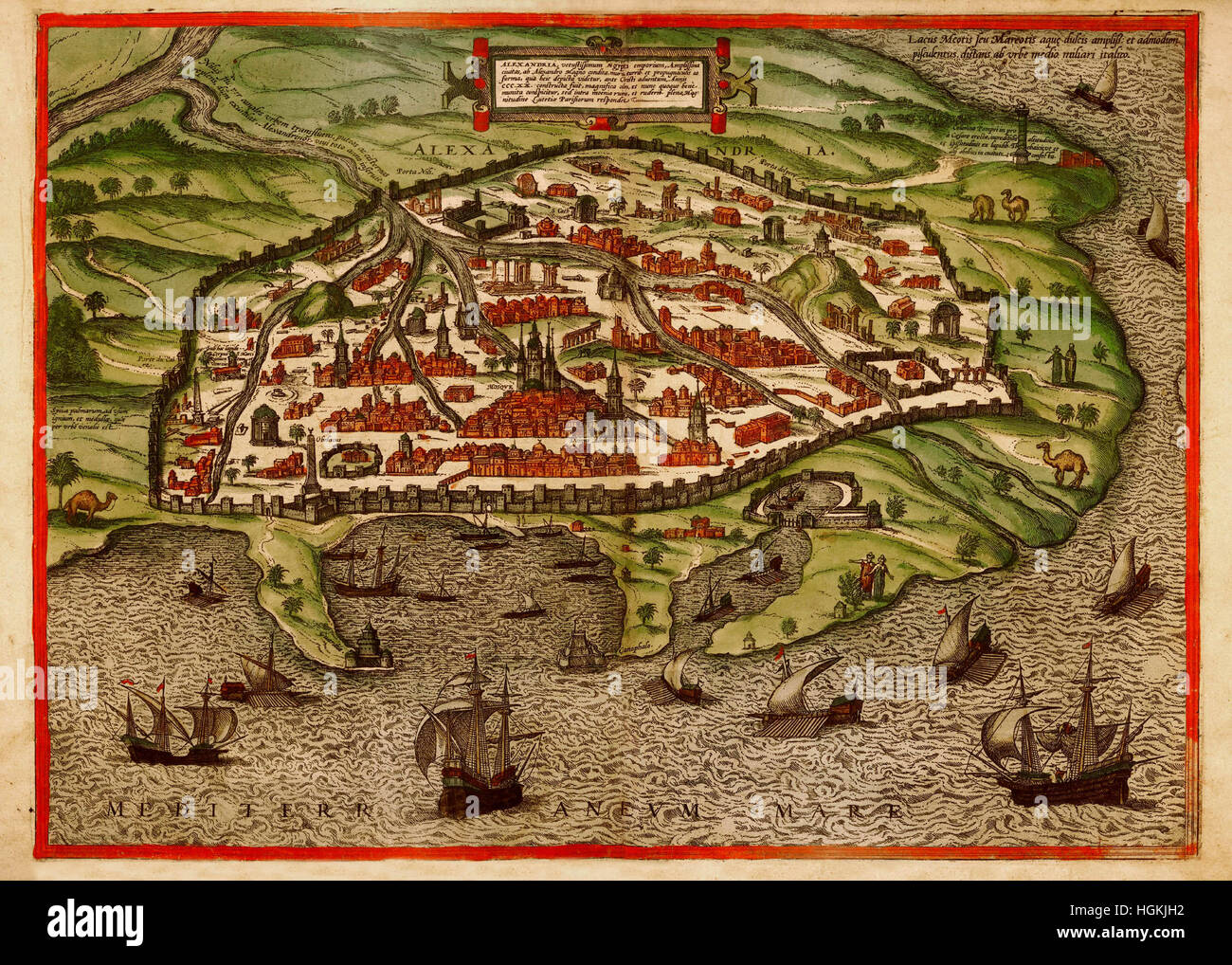 Map Of Alexandria High Resolution Stock Photography and Images - Alamy