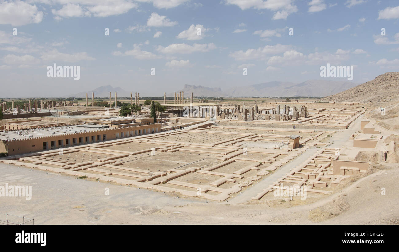 PERSEPOLIS, IRAN - OCTOBER 6, 2016: Impressions of the historical site ...