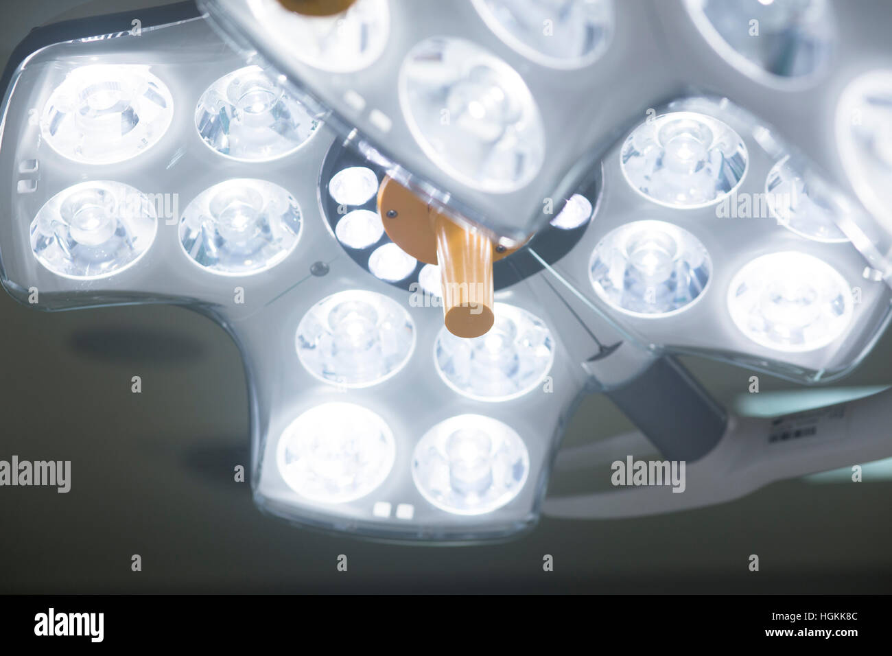 Operating emergency room surgery theater lighting in hospital to enable ...