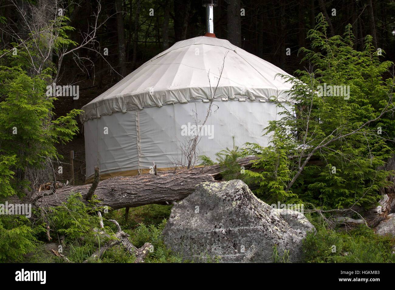 A yurt in Kejimkujik National Park and National Historic Site in Nova ...