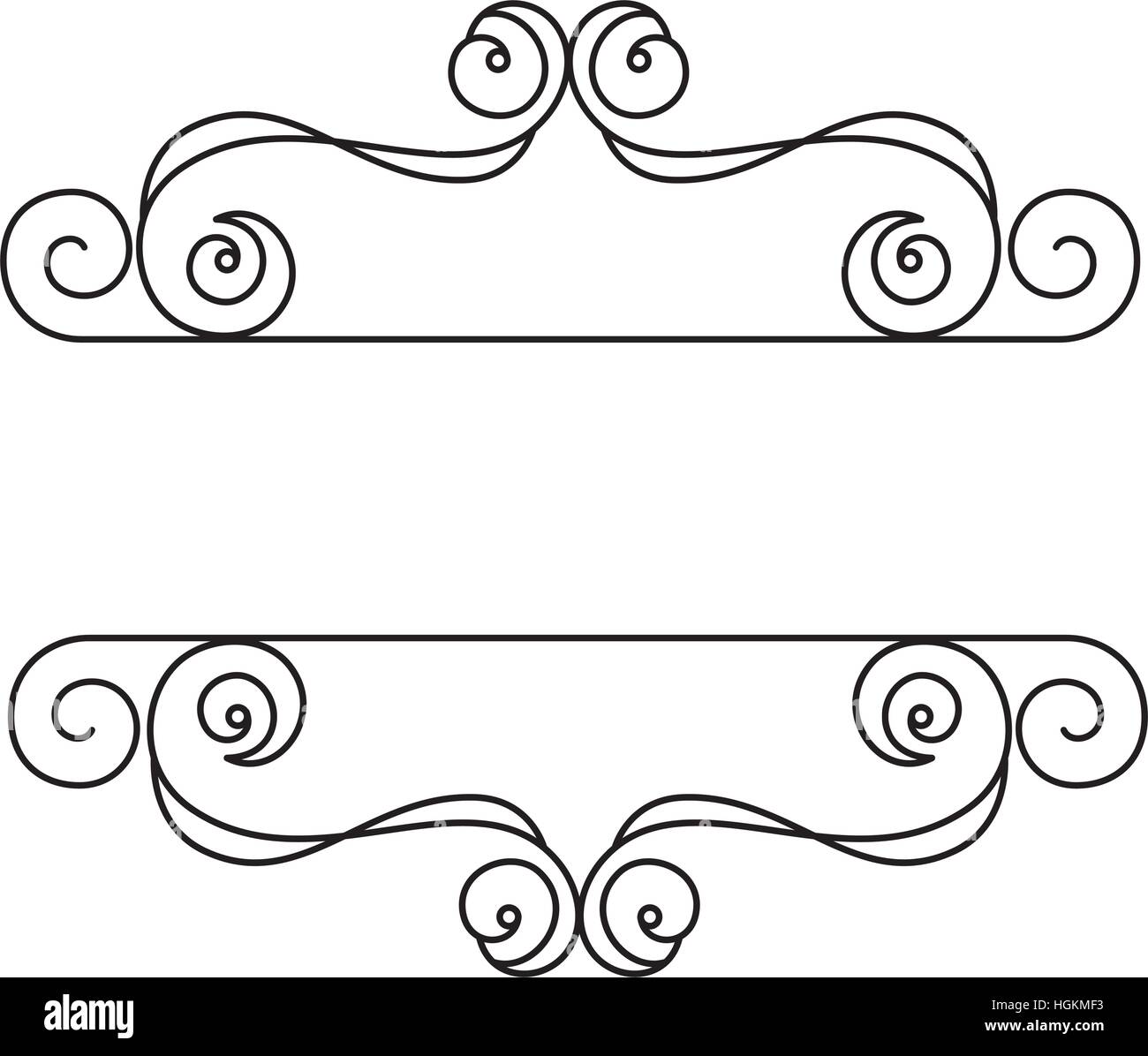 elegant victorian frame icon vector illustration design Stock Vector ...