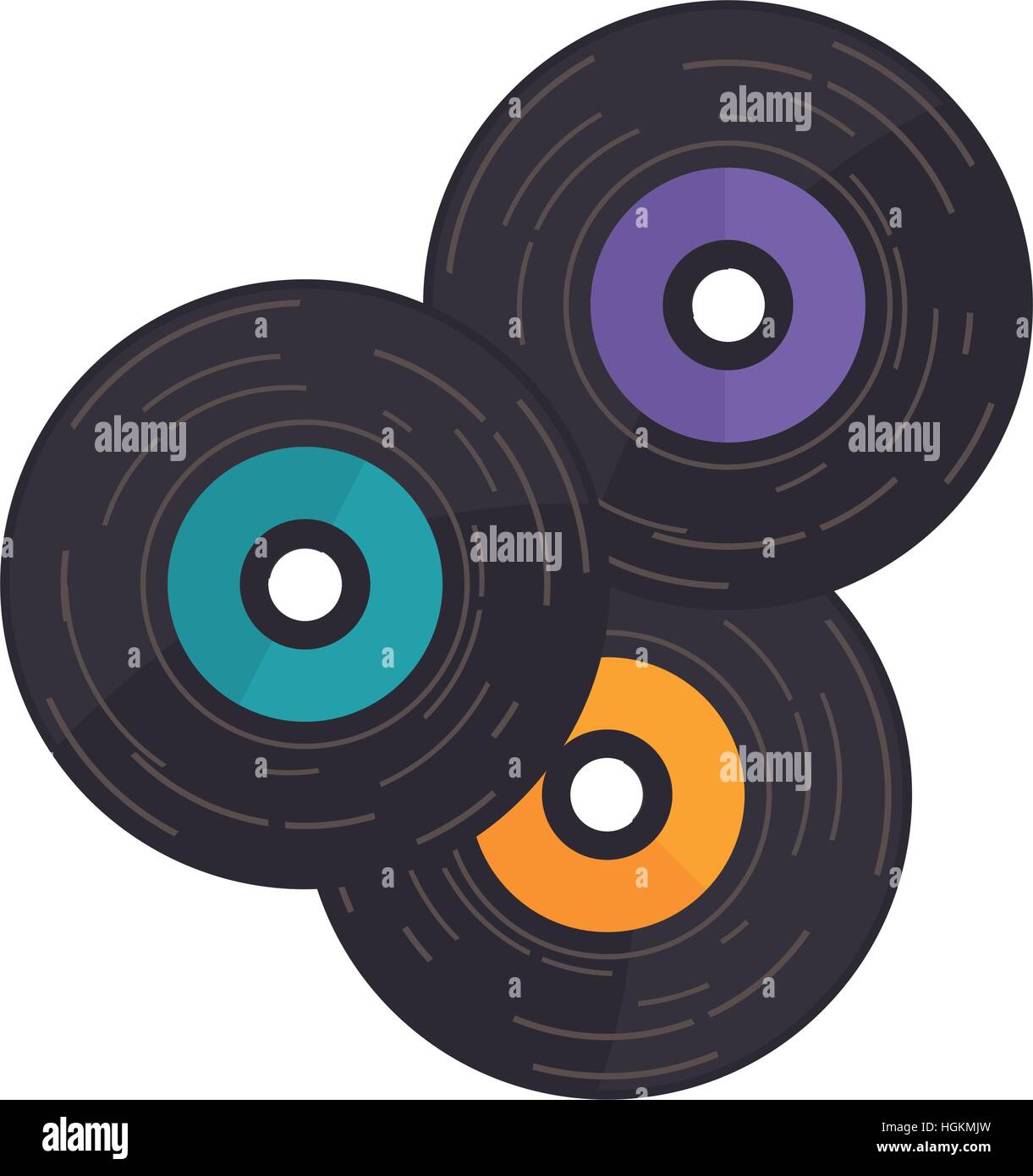 disk vinyl retro music vector illustration design Stock Vector Image ...