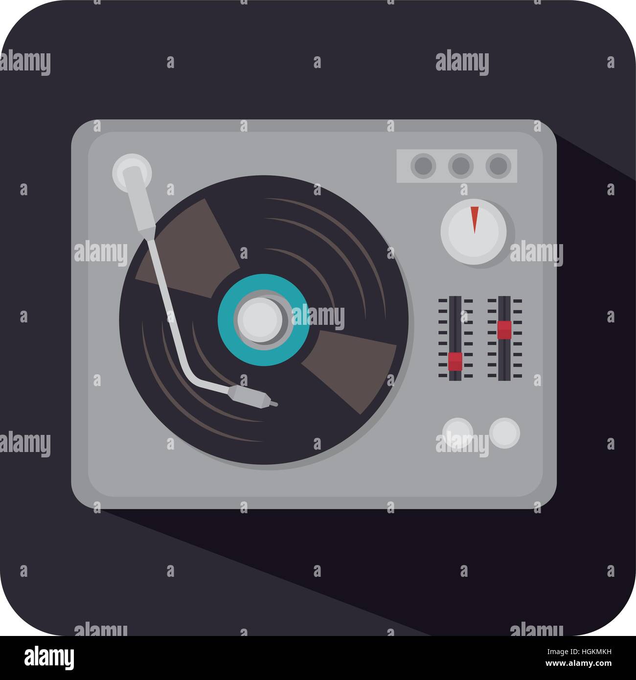 disk vinyl retro music vector illustration design Stock Vector Image ...