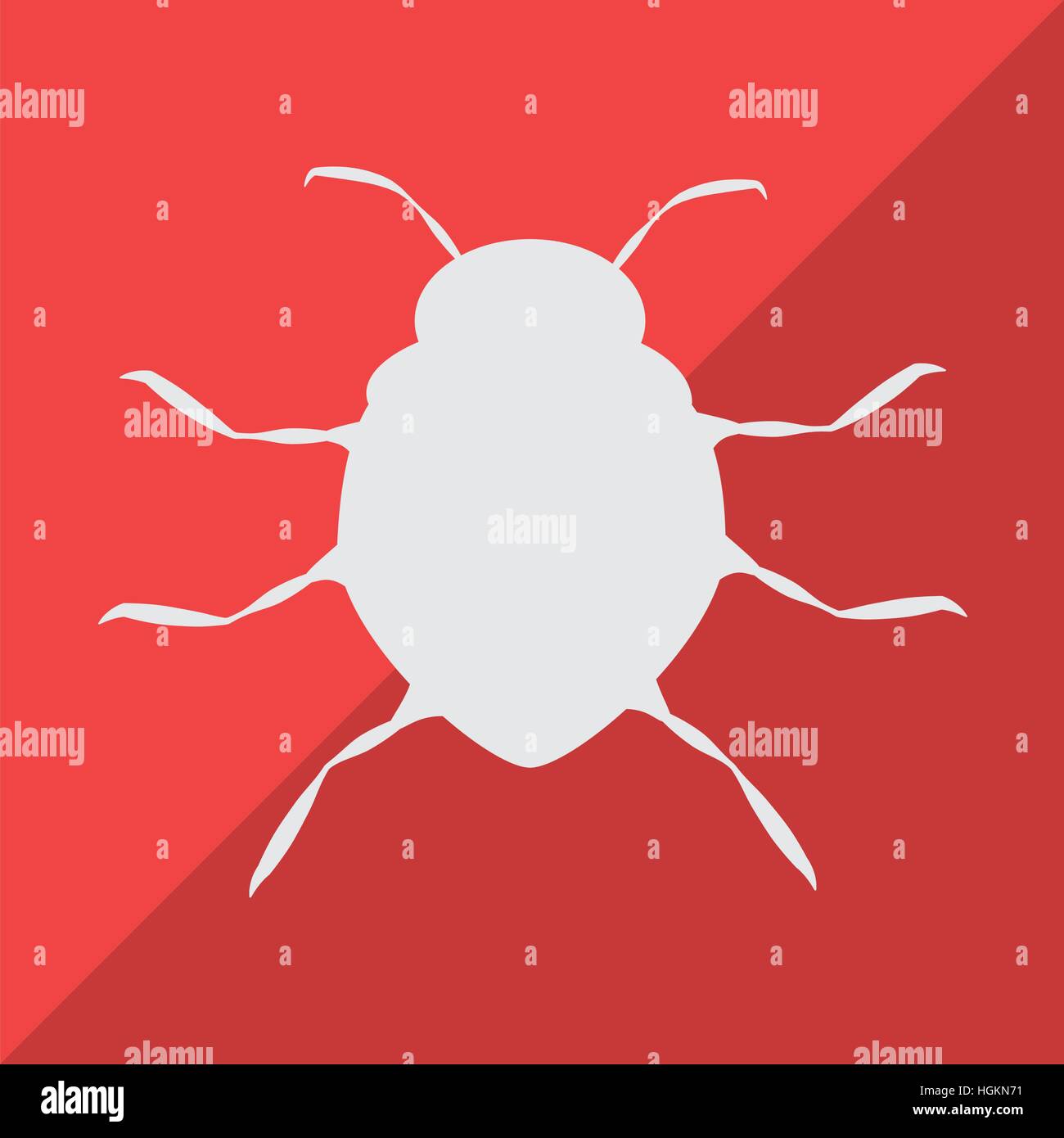 virus infection bug icon vector illustration design Stock Vector Image ...