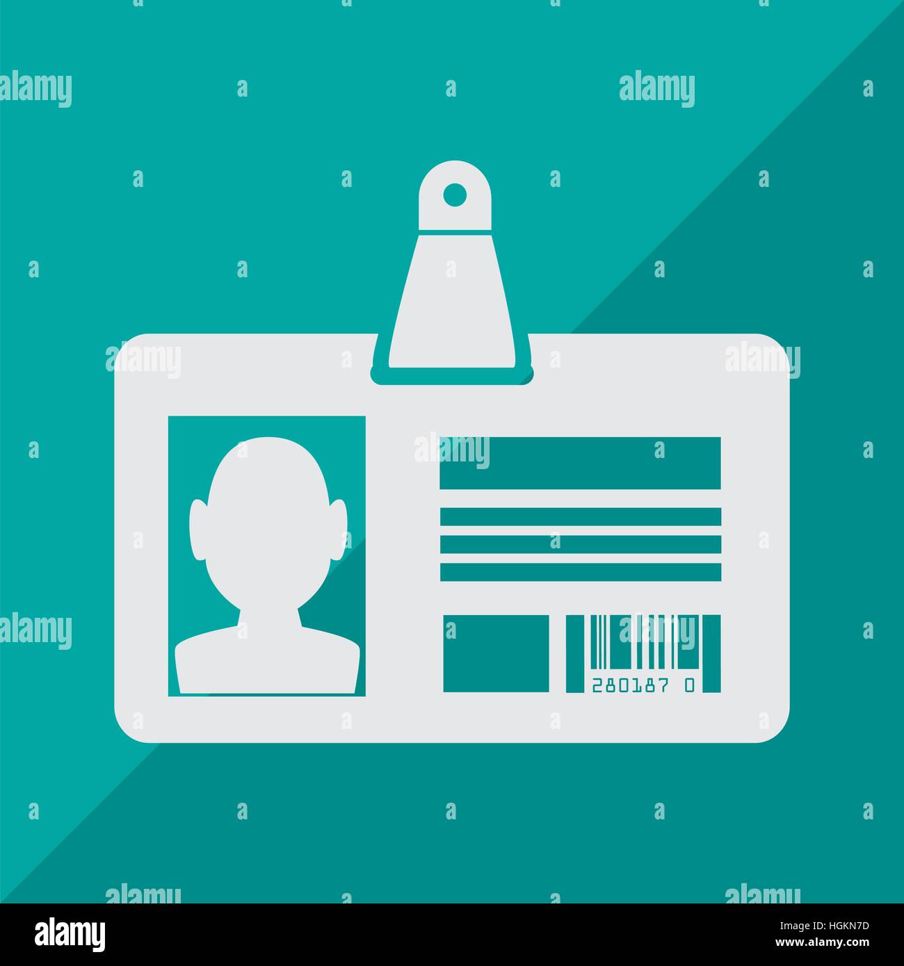 card identification isolated icon vector illustration design Stock ...