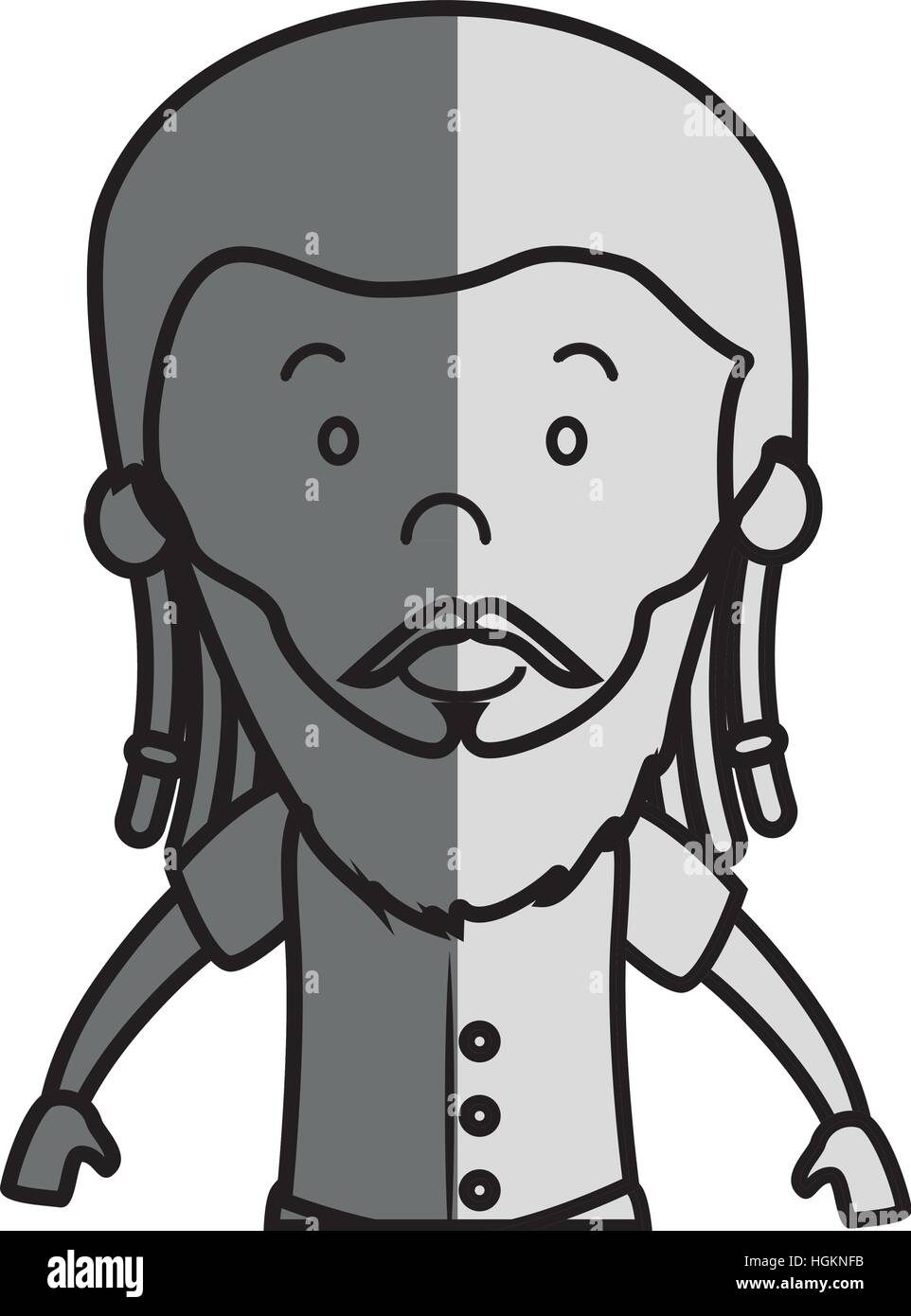 Jamaican rastafarian man Stock Vector Images - Alamy