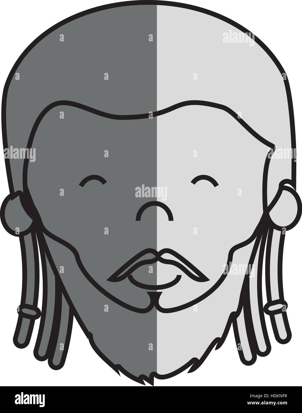 Jamaican rastafarian man Stock Vector Images - Alamy