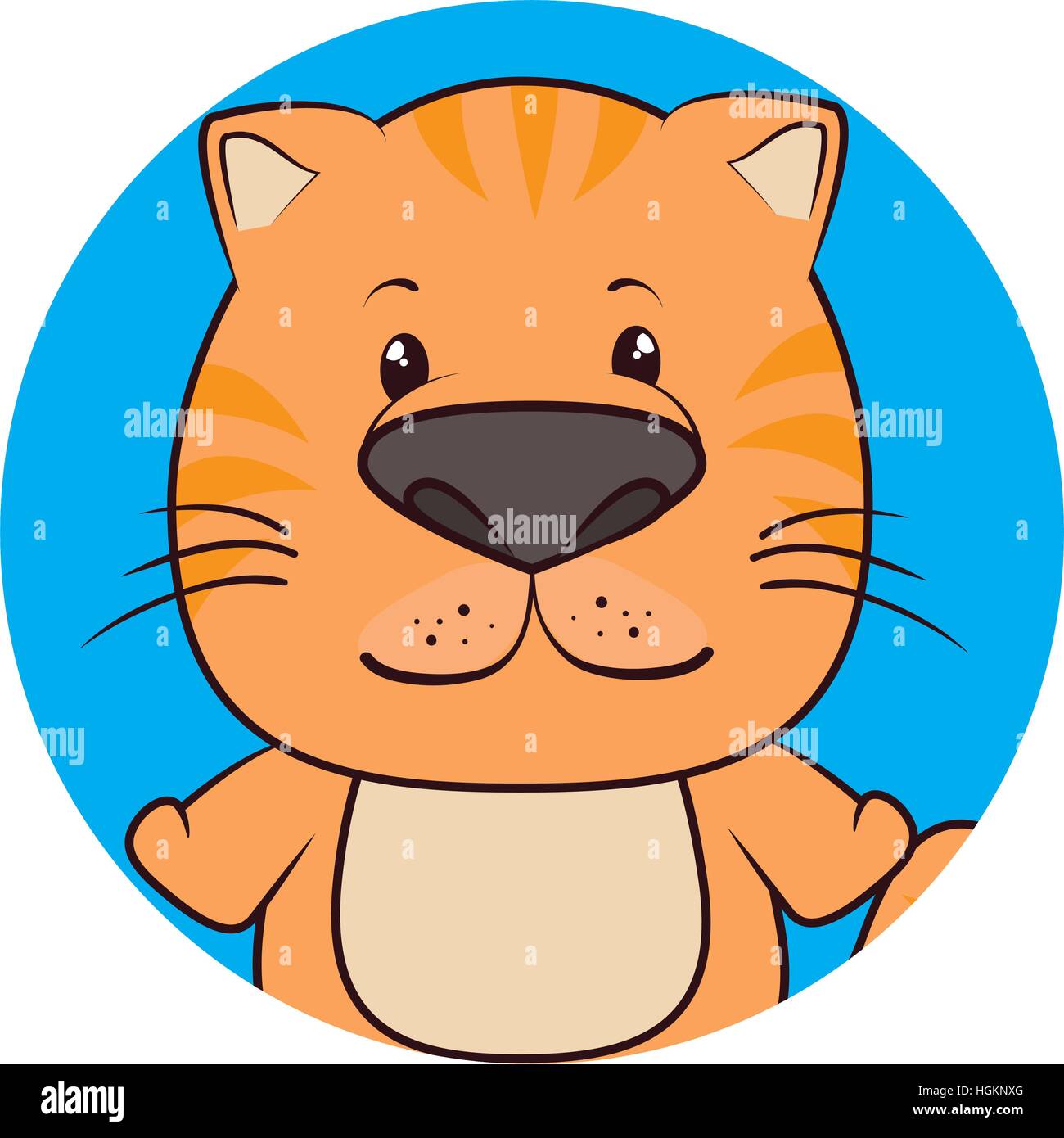 cute animal tender character vector illustration design Stock Vector ...