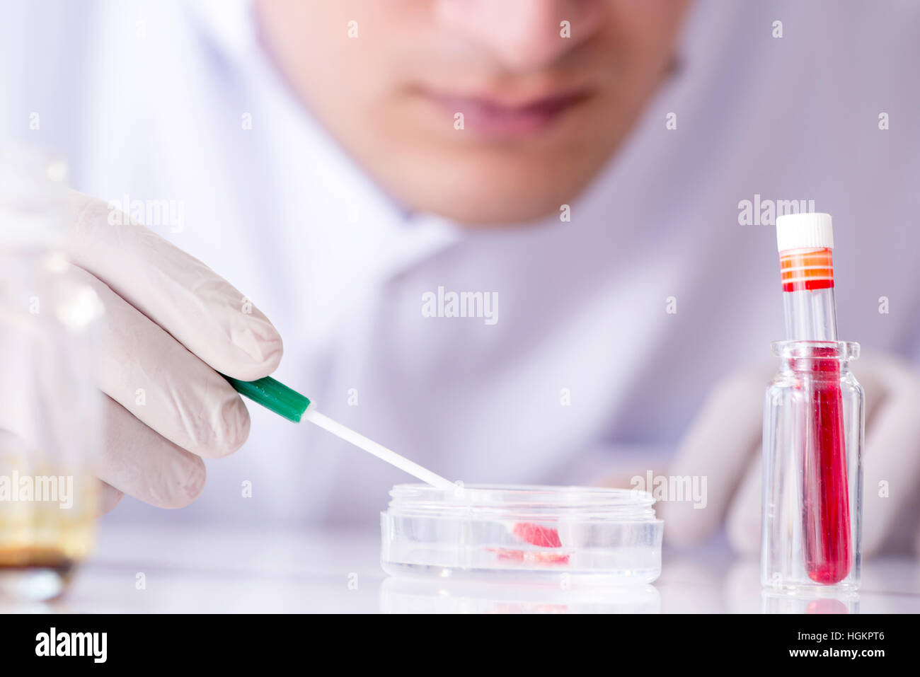 Blood testing in the lab Stock Photo - Alamy