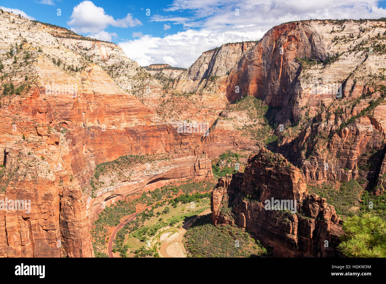 Stunning view of Zion National Park in Utah Stock Photo - Alamy