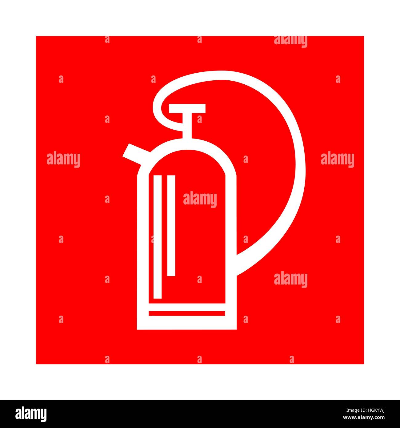 Fire extinguisher sign Stock Vector Image & Art - Alamy