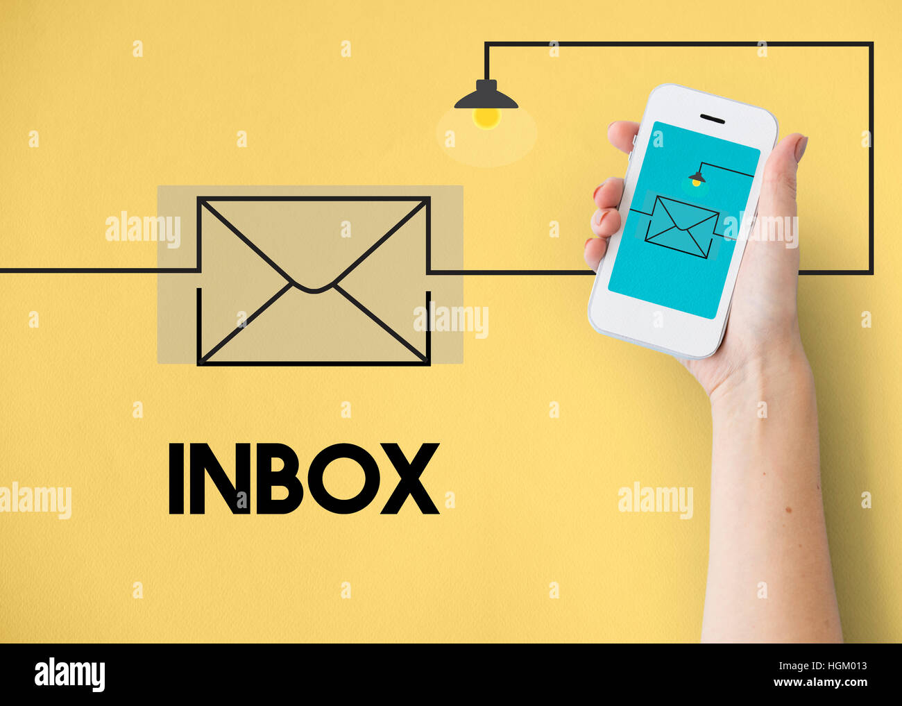 E-mail Message Inbox Communication Concept Stock Photo - Alamy