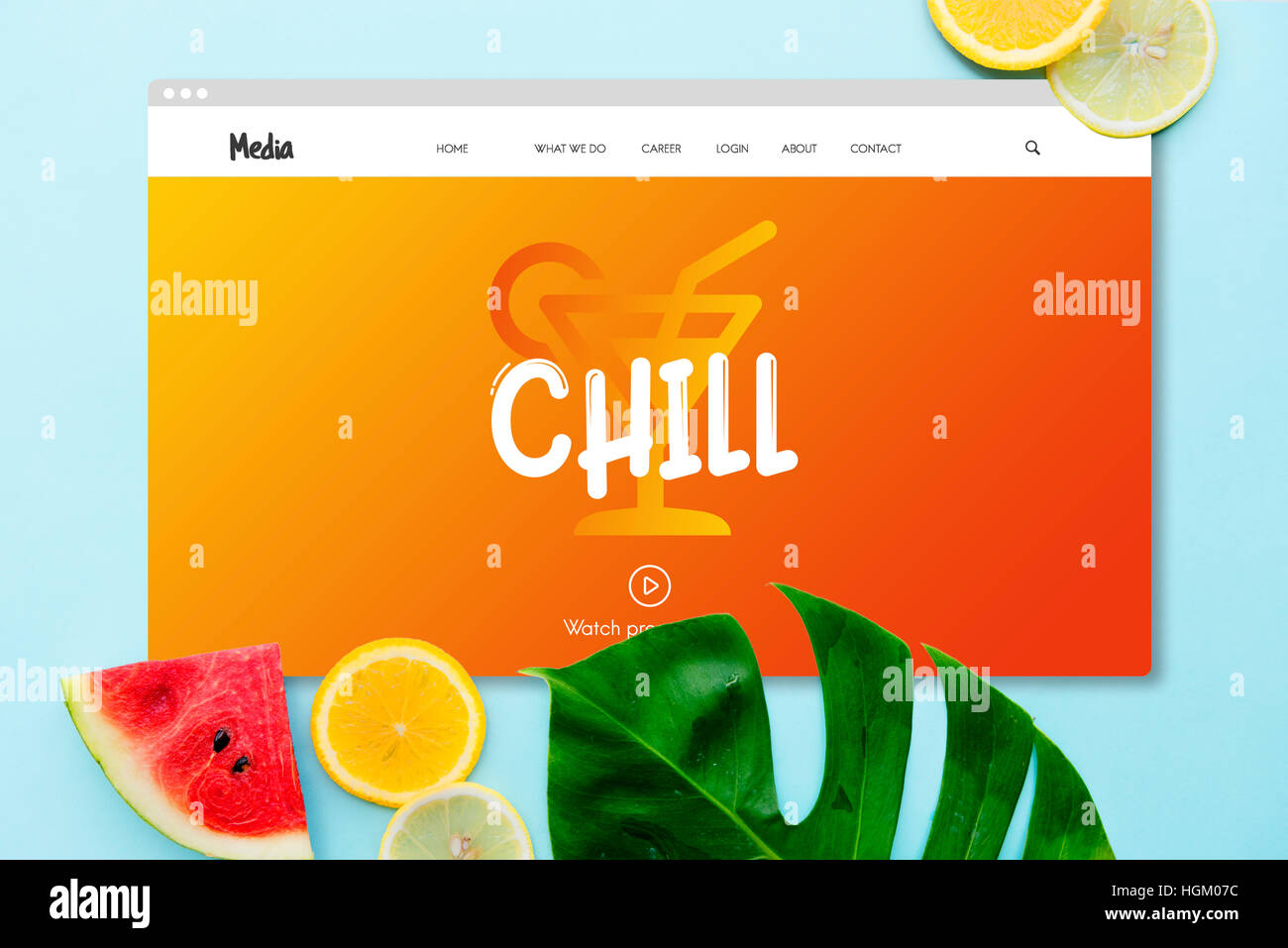 Vacation Break Relax Chill Concept Stock Photo - Alamy